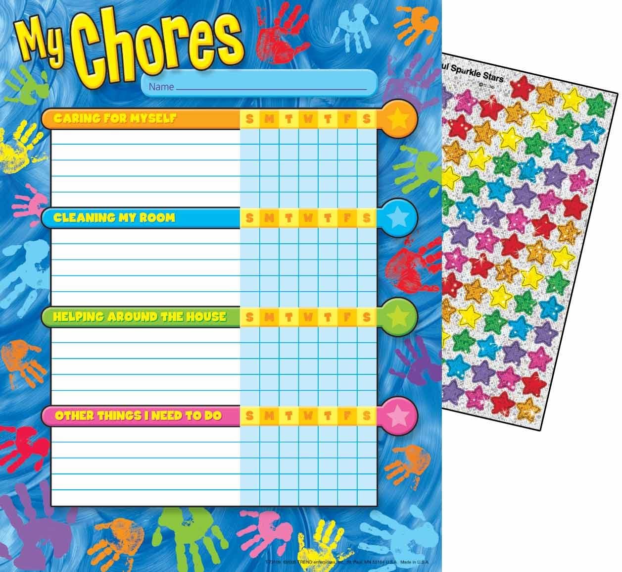 Amazon.com : Helping Hands Chart; 8-1/2 x 11; Pack of 25 Charts; no. T ...