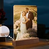 Amazon.com: PYD Life 4 Pack Sublimation LED Acrylic Photo Frames Night ...