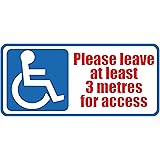 Please Leave Room for my Wheelchair Car Sign, Disabled Car Sign ...