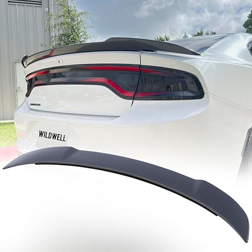 WildWell Rear Trunk Spoiler for 2015-2024 Dodge Charger SXT SRT Hellcat ...