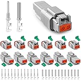 Amazon.com: YMYP 94Pcs 6 Sets Deutsch DT Connector Kit，2/3/4/6/8/12 Pin DT Connectors with Size ...