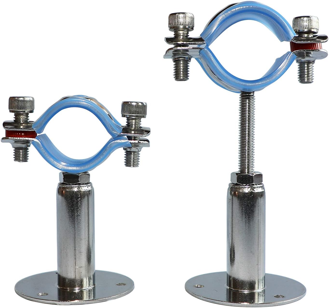 WYKA 4-1/4 Inch Wall Mount Ceiling Mount Pipe Support Ring Hanger, 2 ...