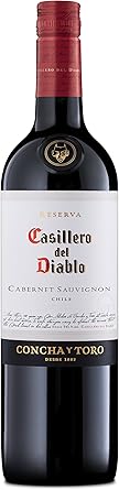 Casillero del Diablo Cabernet Sauvignon Wine 75 cl (Case of 6) 2018 ...