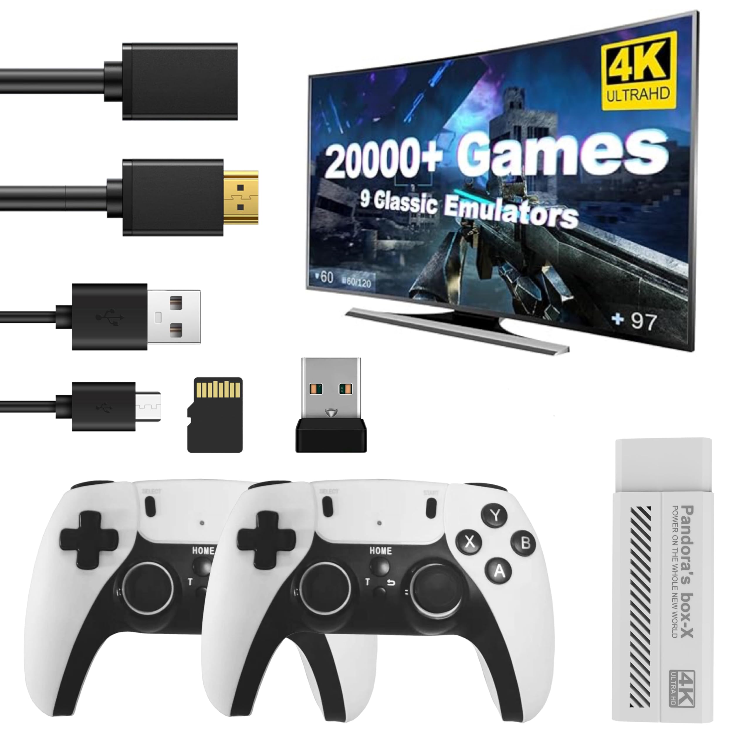 Mua Wireless Retro Game Console - Retro Play Game Stick,Nostalgia Stick Game,9 Classic Emulators ...