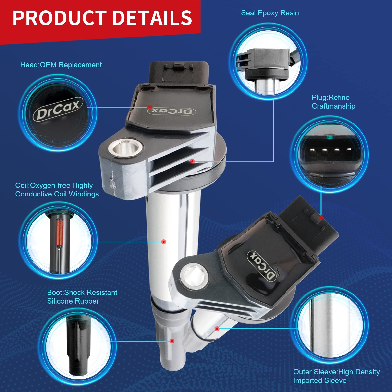 Mua OEM Ignition Coil UF487 C1601 90919-A2007 Compatible with Lexus ...