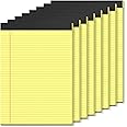 Amazon.com: PINJINGPRO 8 Pack Yellow Legal Pads 8.5 x 11 Yellow ...