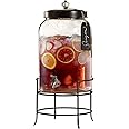 Amazon.com | Style Setter Franklin 210235-GB 3 Gallon Glass Beverage ...