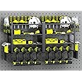 Amazon.com: KAFAHOM Power Tool Organizer, 8 Drill Holder Wall Mount, 4 ...