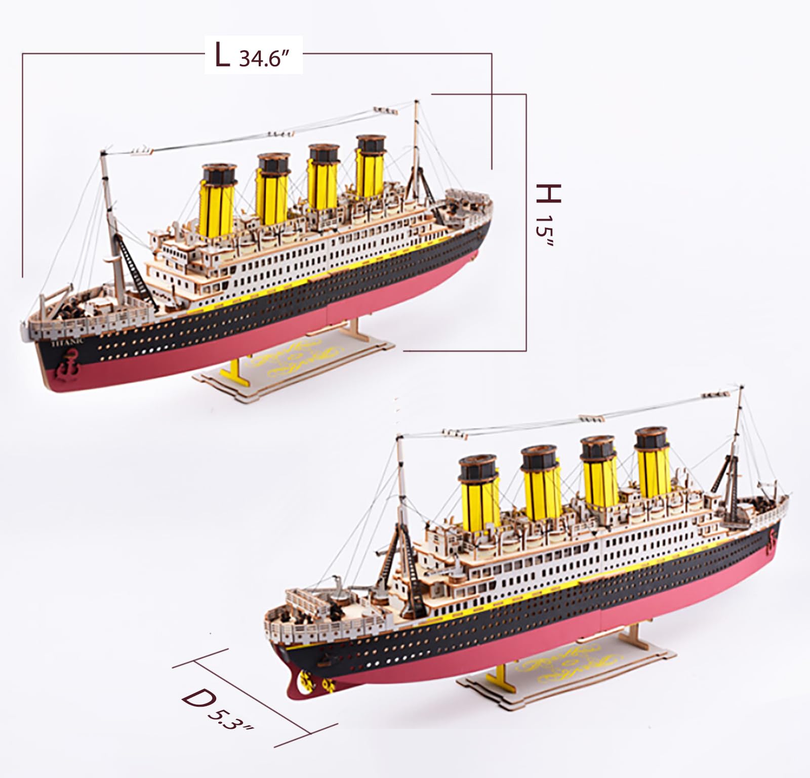 Mua 3-D Puzzles RMS Titanic Large Cruise Ship Model Kit Collectible ...