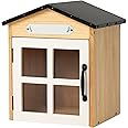 Amazon.com : fuyao Little Library Box Outdoor: Natural Wood Free ...
