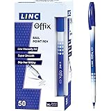 Amazon.com : Linc Offix Smooth Ball Point Pen, 1.00mm Tip, 50-Count ...