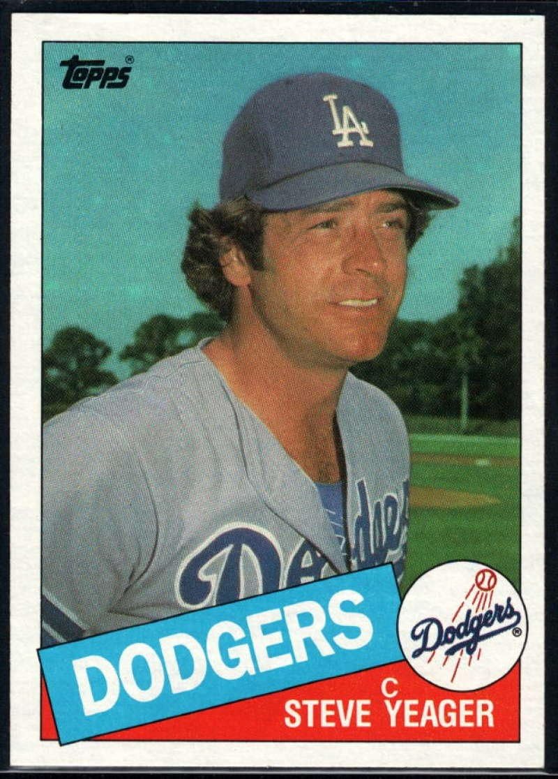 Amazon.com: 1985 Topps Baseball #148 Steve Yeager Los Angeles Dodgers ...