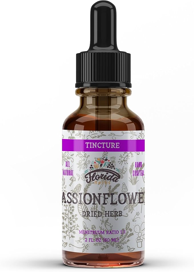 Amazon.com: Passionflower Tincture, Organic Passionflower Extract ...