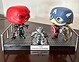 Amazon.com: Funko Pop Movie Moments: Marvel- Captain America and Red ...