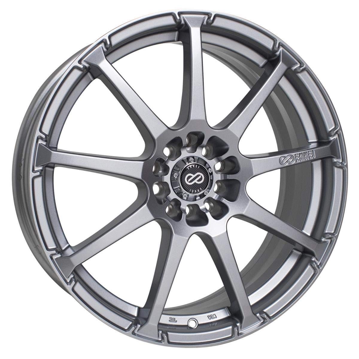 Amazon.com: 16x7 Enkei EDR9 (Silver) Wheels/Rims 4x100/114.3 (441-670 ...
