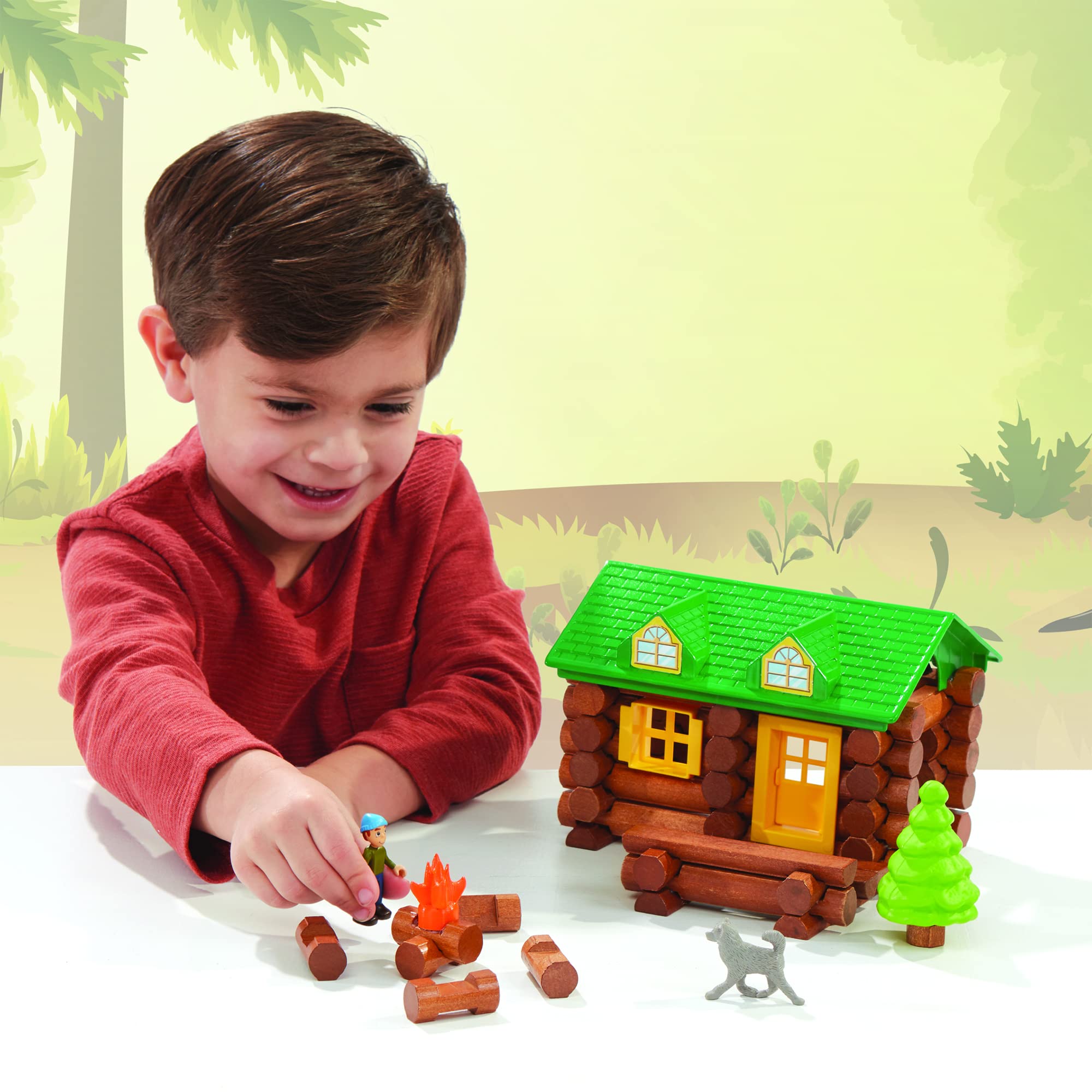 Mua LINCOLN LOGS-On The Trail Building Set-59 Pieces-Real Wood Logs ...