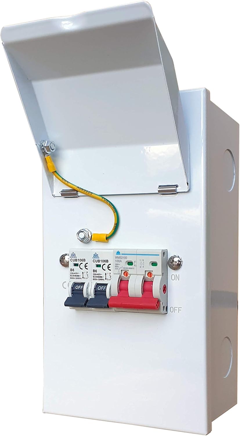 Metal Garage Unit Comes with Main Switch 6A & 32A MCBs – BigaMart