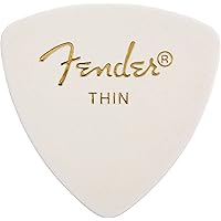 Amazon.com: Fender 355 Shape Guitar Picks, Thin, 12 Pack, Shell ...