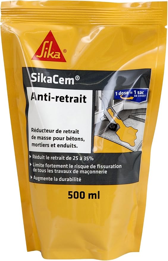 SikaCem Anti-retrait, Réducteur de retrait des bétons et mortiers ...