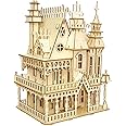 Amazon.com: 3D Puzzle House, Fantasy Villa Model Kit DIY Miniature ...