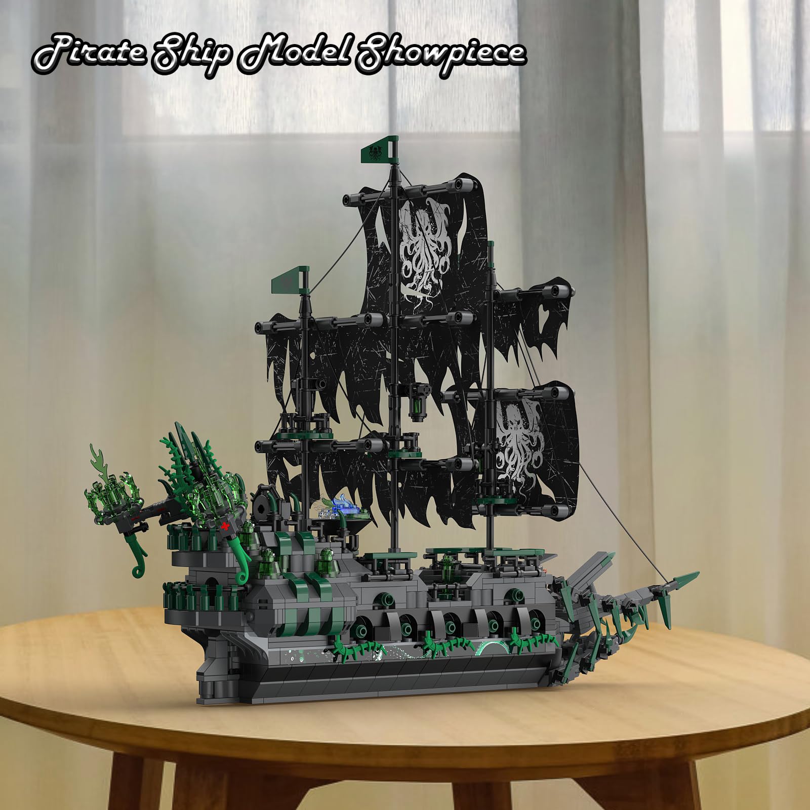 Mua Pirate Ship Building Toys with Lights, Ghost Ship Flying Dutchman ...