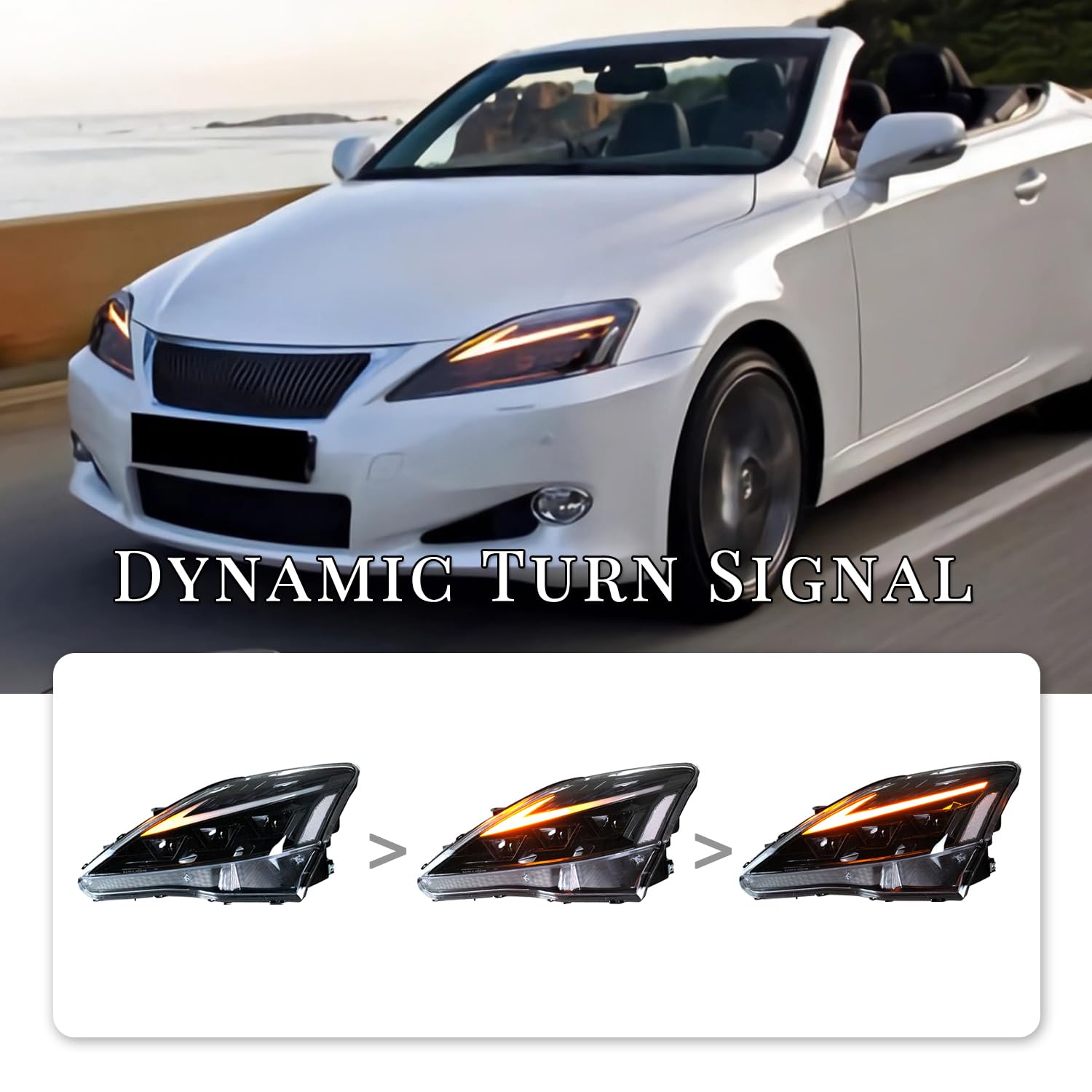 Mua HCMOTIONZ HCmotion LED Headlights for Lexus IS250/ IS250C IS350 IS350C IS220d 2006-2012, ISF ...