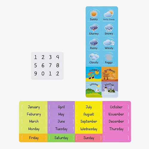 My First Calendar Magnetic Chart