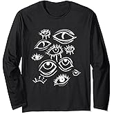 Amazon.com: Distressed Eyeball Grunge Eyes Goth Strange Unique Harajuku ...
