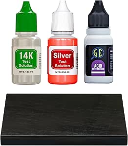 Amazon.com: Gold/Silver Test Acid Tester Kit 10k 14k .999 .925 Sterling ...
