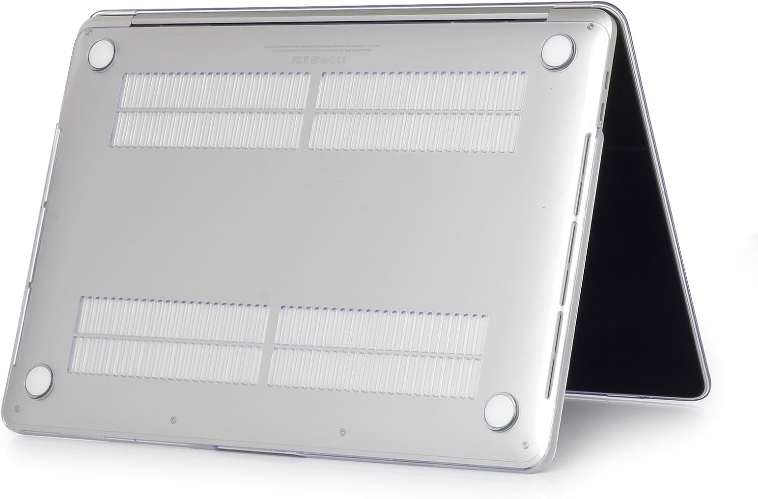 RYGOU Macbook Pro 13 Case,Crystal Clear Hard Cover with EU Layout Clear ...