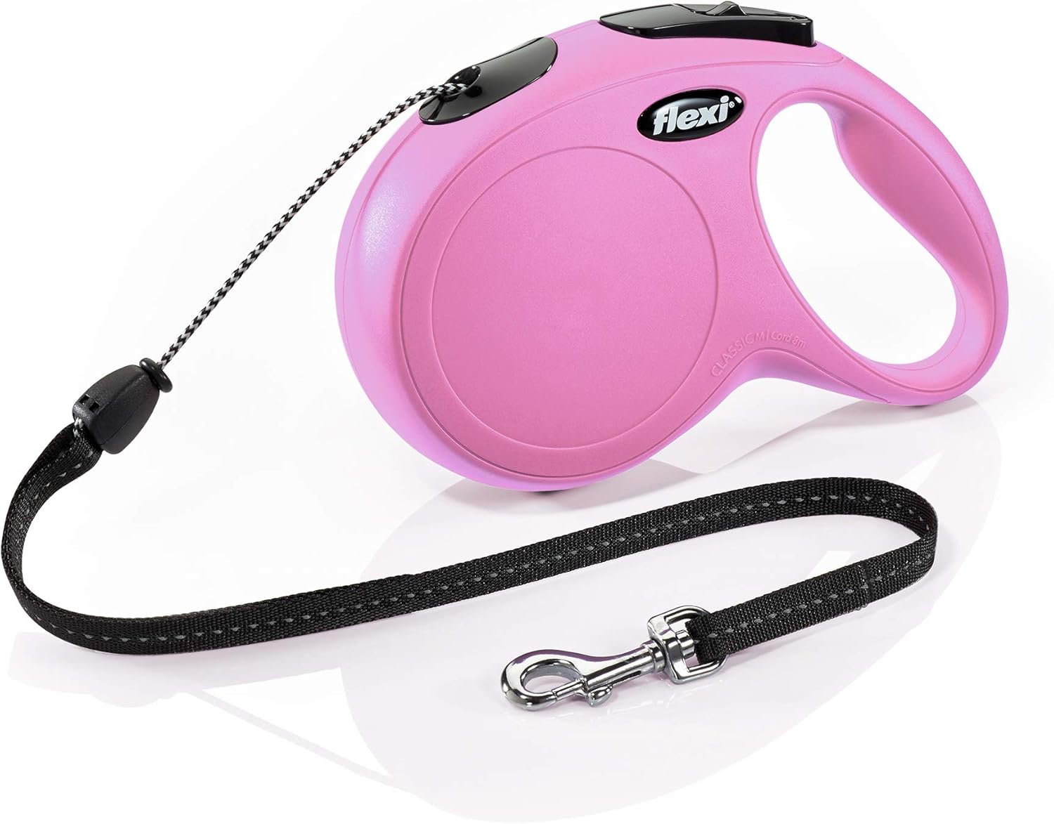 flexi New Classic Retractable Lead Cord, Medium, Pink, 8 m: Amazon.co ...