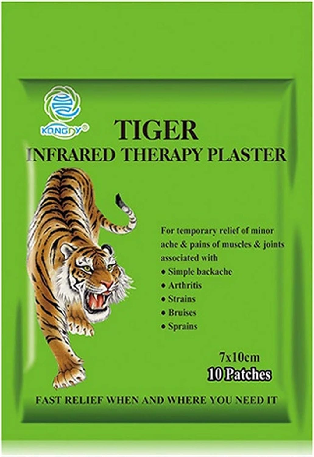 Tiger Balm Pain Patches 10 x 7cm Pack of 10 – Back, Neck, etc – BigaMart