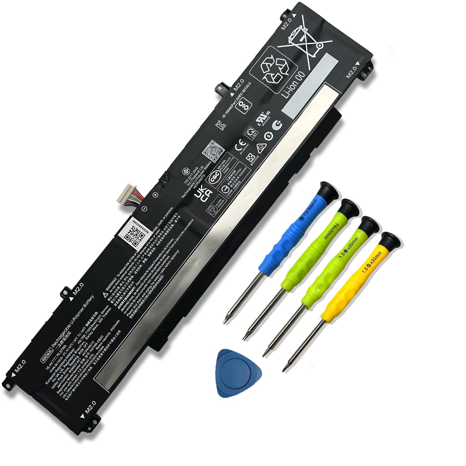 Mobik 70.07Wh WK04XL Laptop Battery Replacement for Hp Victus 16-b 16-c ...