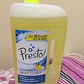 Buy Amazon Brand - Presto! Disinfectant Floor Cleaner Citrus, 2 L ...