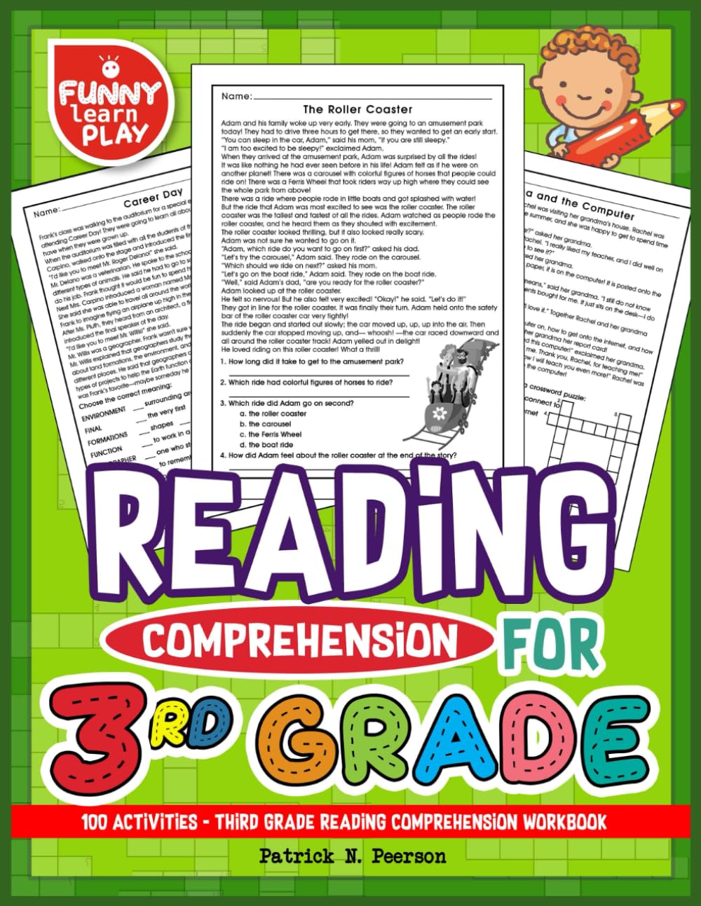 Mua Reading Comprehension Grade 3: 100 Activities - Third grade reading ...
