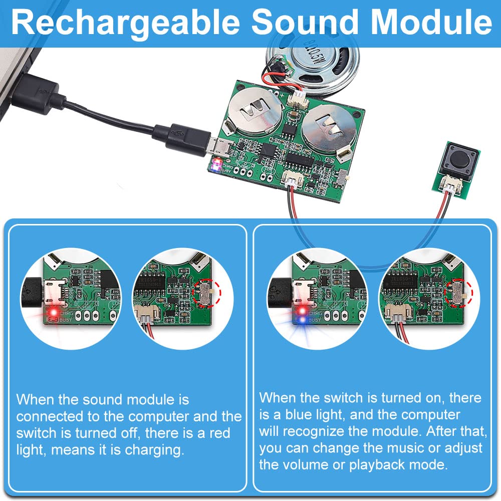 Mua Sound Module, Icstation Programmable Sound Chip for Greeting Card ...