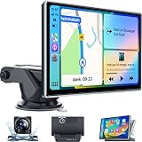 Amazon.com: Westods Portable 10.26" Wireless Carplay Screen & Android Auto with Adjustable ...