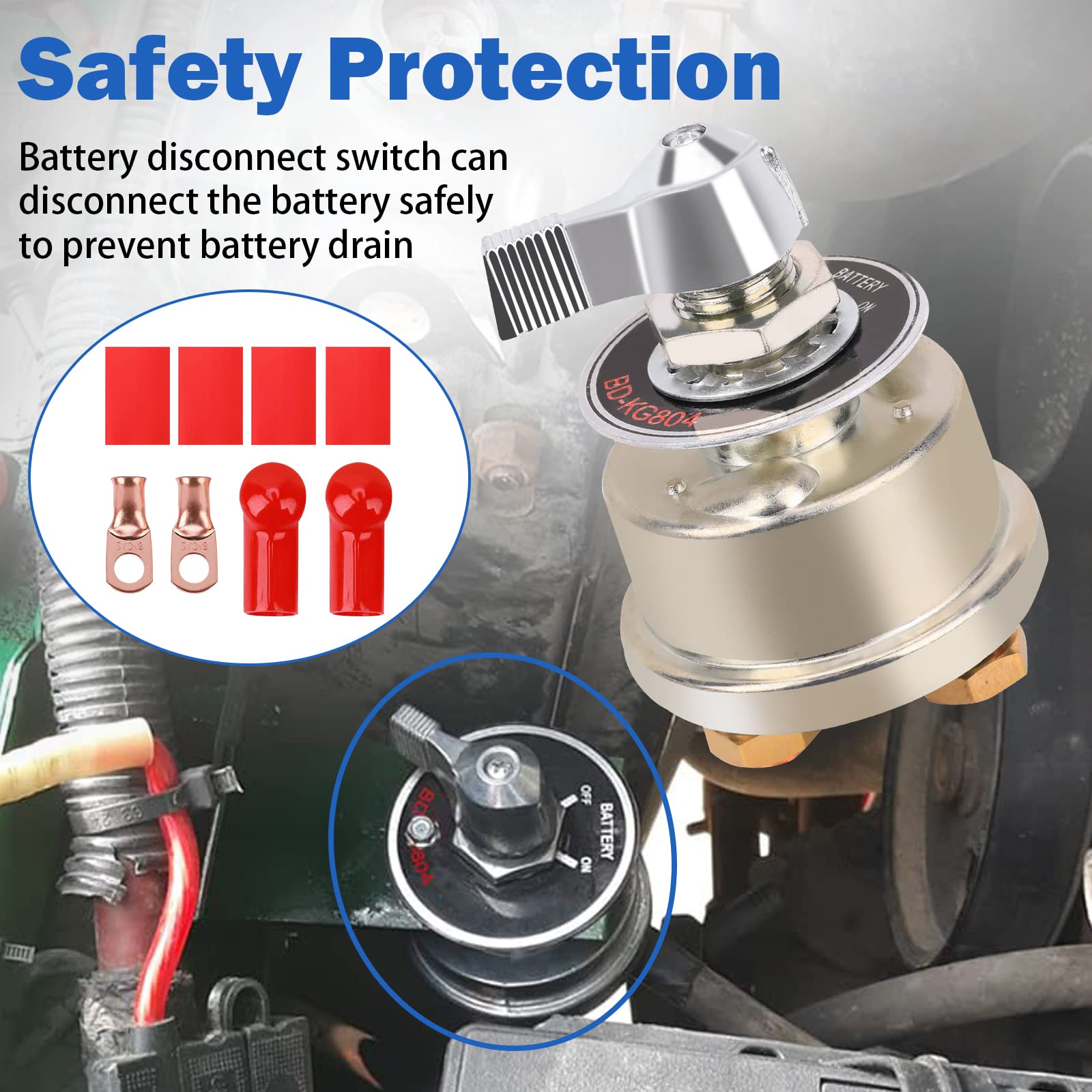 Mua 300A High Current Master Battery Disconnect Switch, 12-48V Power ...