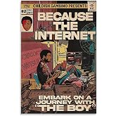 Amazon.com: TZUFA Childish Gambino- Because The Internet (1) Canvas ...