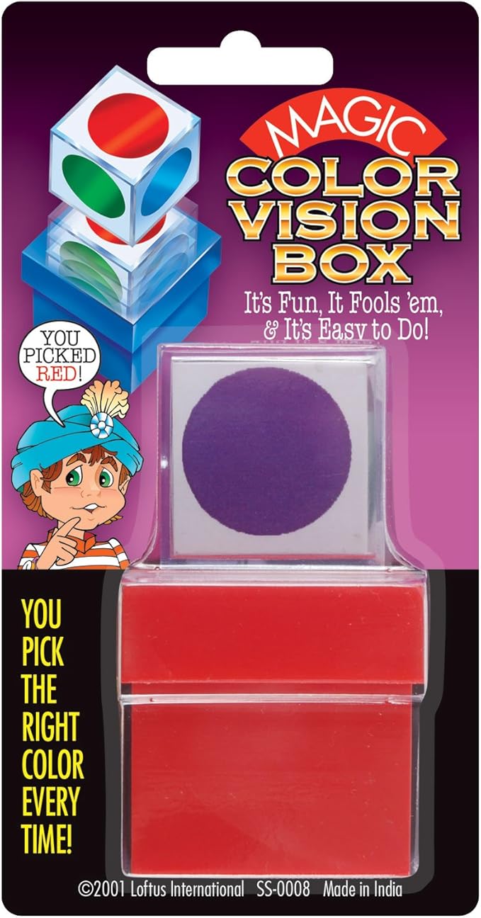 Amazon.com: Empire Magic Magic Color Vision Box 1.5in Close-Up Magic ...