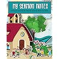 My Sermon Notes: A Prayer Journal & Church Activity Book for Kids ...