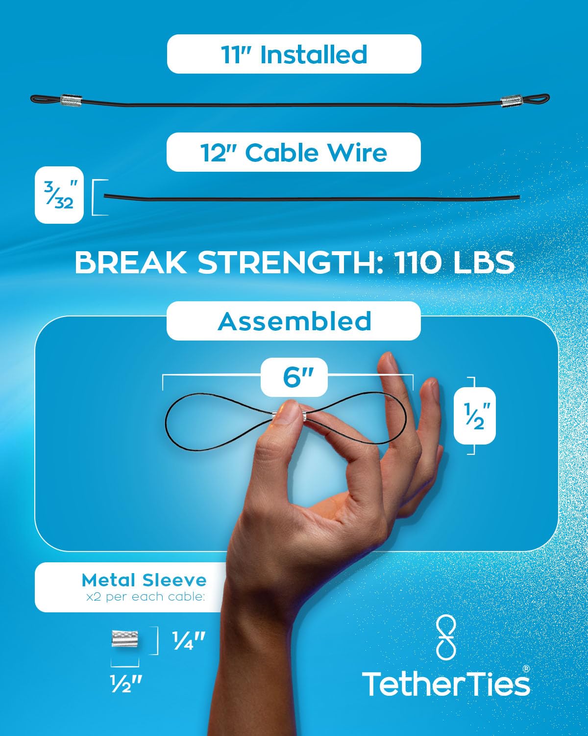 TetherTies Cable Organization, DIY Tether Kit - Customizable Cable Tethers For Computers ...