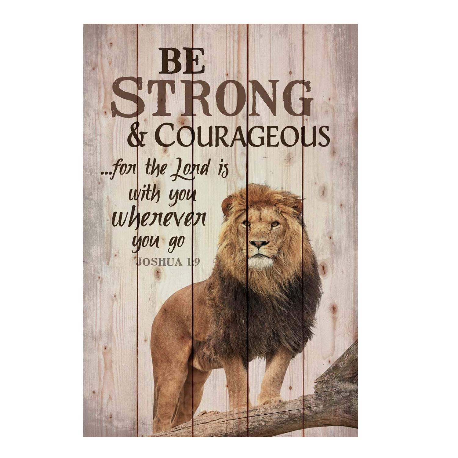 Joshua 1:9 Lion