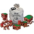 Amazon.com: ROY TOY 550 Pc. Deluxe Building Set, Made in The USA, 3 ...