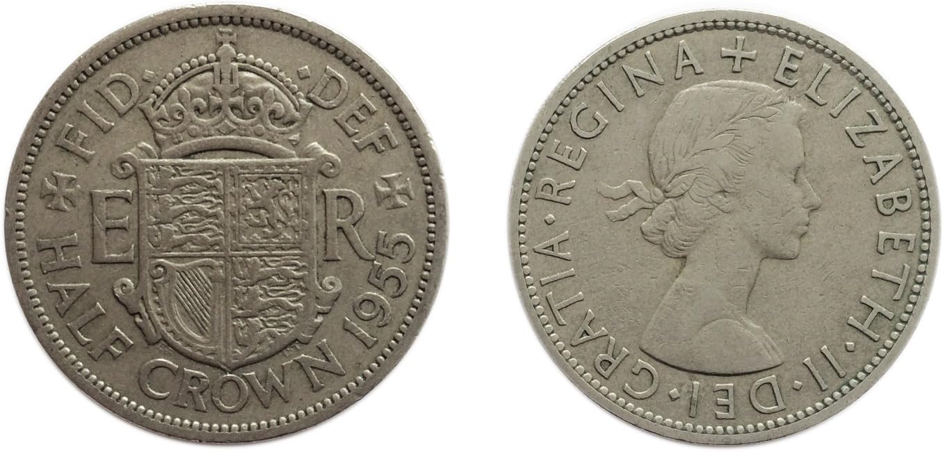Coins for collectors - Circulated British 1955 Half Crown Coin / Great ...
