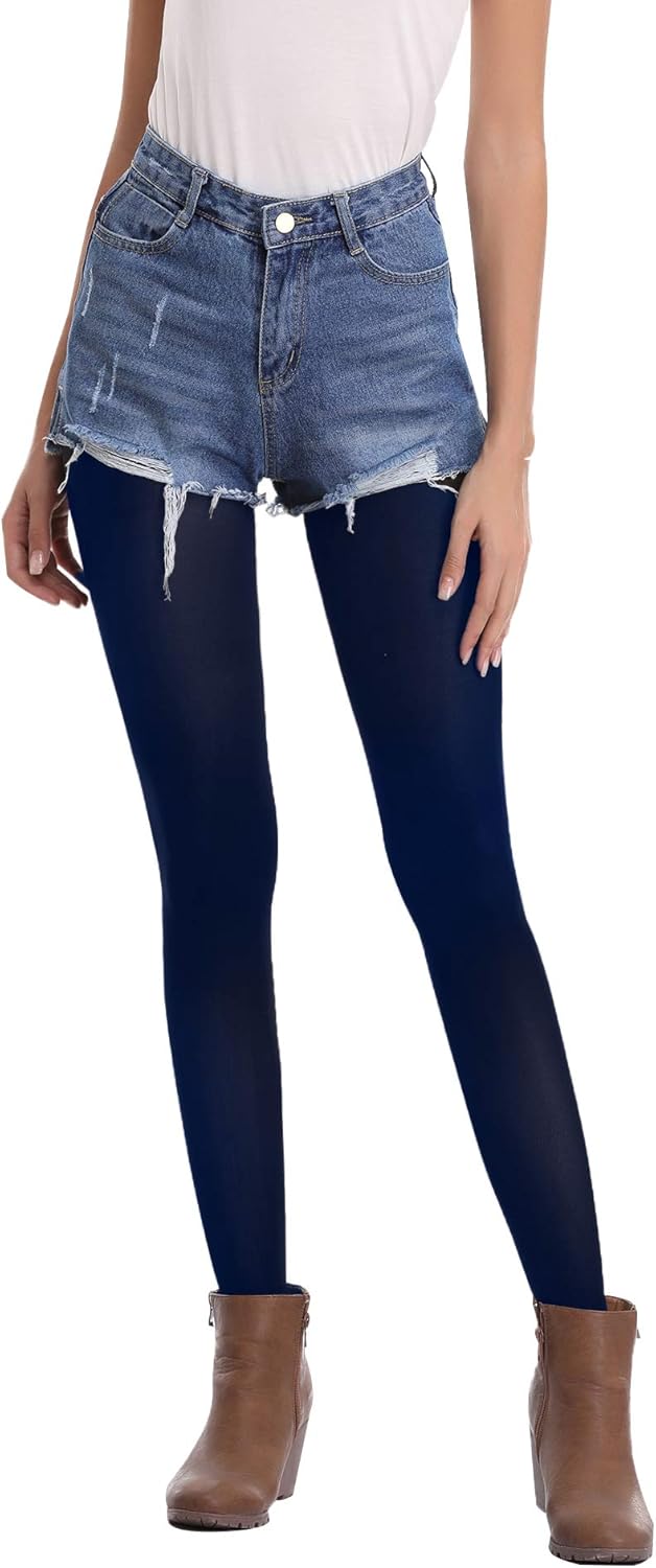 Abollria Women's Tights 100 Den High Waist Hosiery Tights Microfiber ...