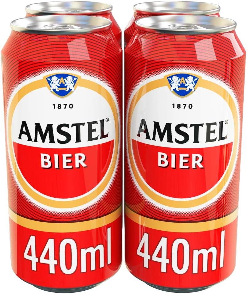 Amstel Bier 4 X 440Ml Can: Amazon.co.uk: Grocery