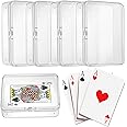 Amazon.com: HANSPORTA Clear Plastic Playing Card Case Set - 4Pcs Blank ...