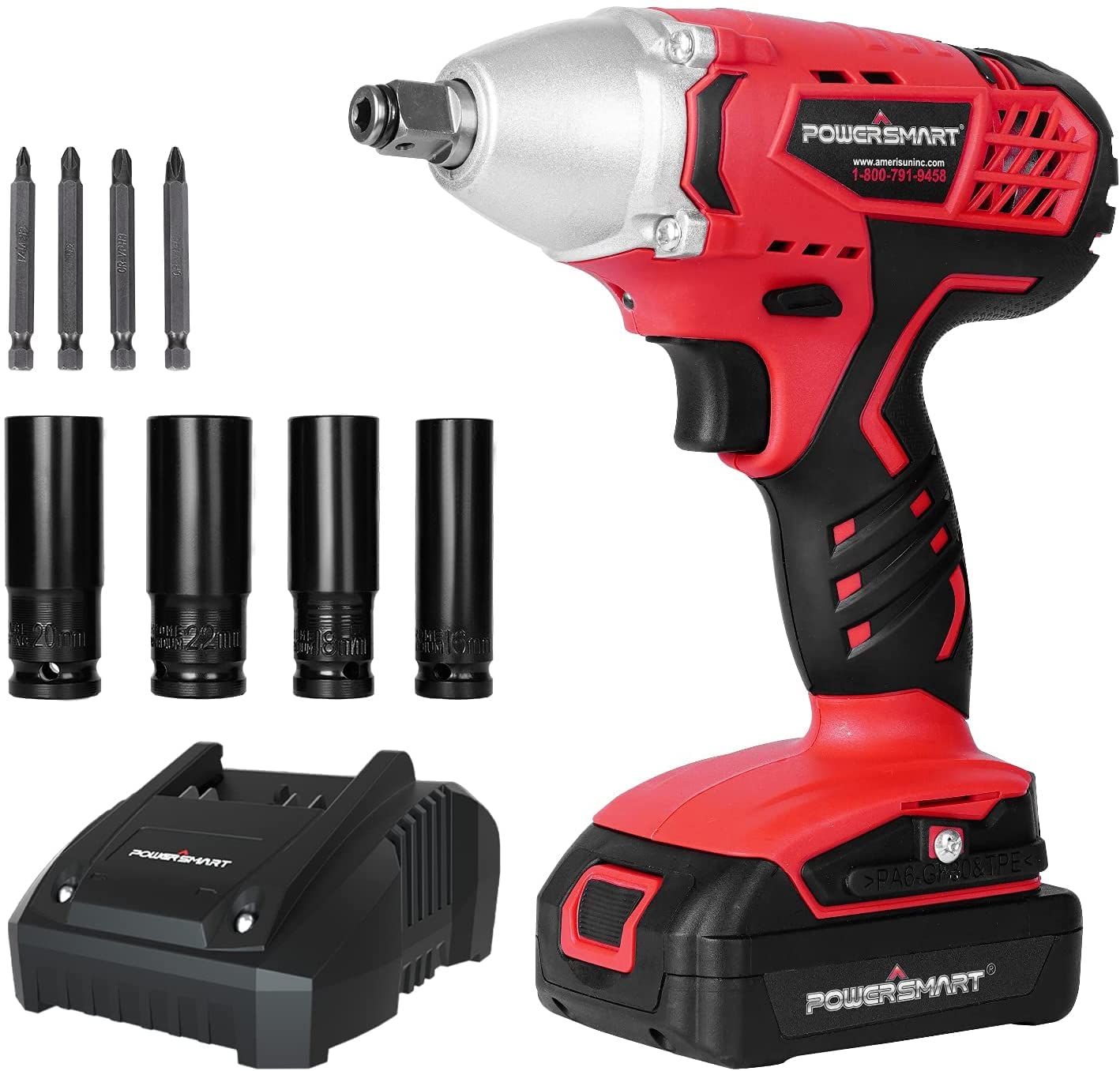 Mua PowerSmart Cordless Impact Wrench Driver Drill 3-in-1, with 20V ...