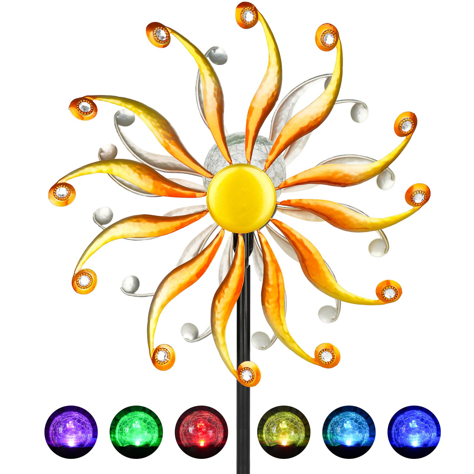 Bomoundry Wind Spinners Outdoor, Windmill for Yard,Wind Spinners ...